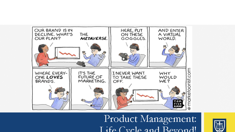 Product Management (Ch10): Life Cycle Strategies & Insights - Studocu