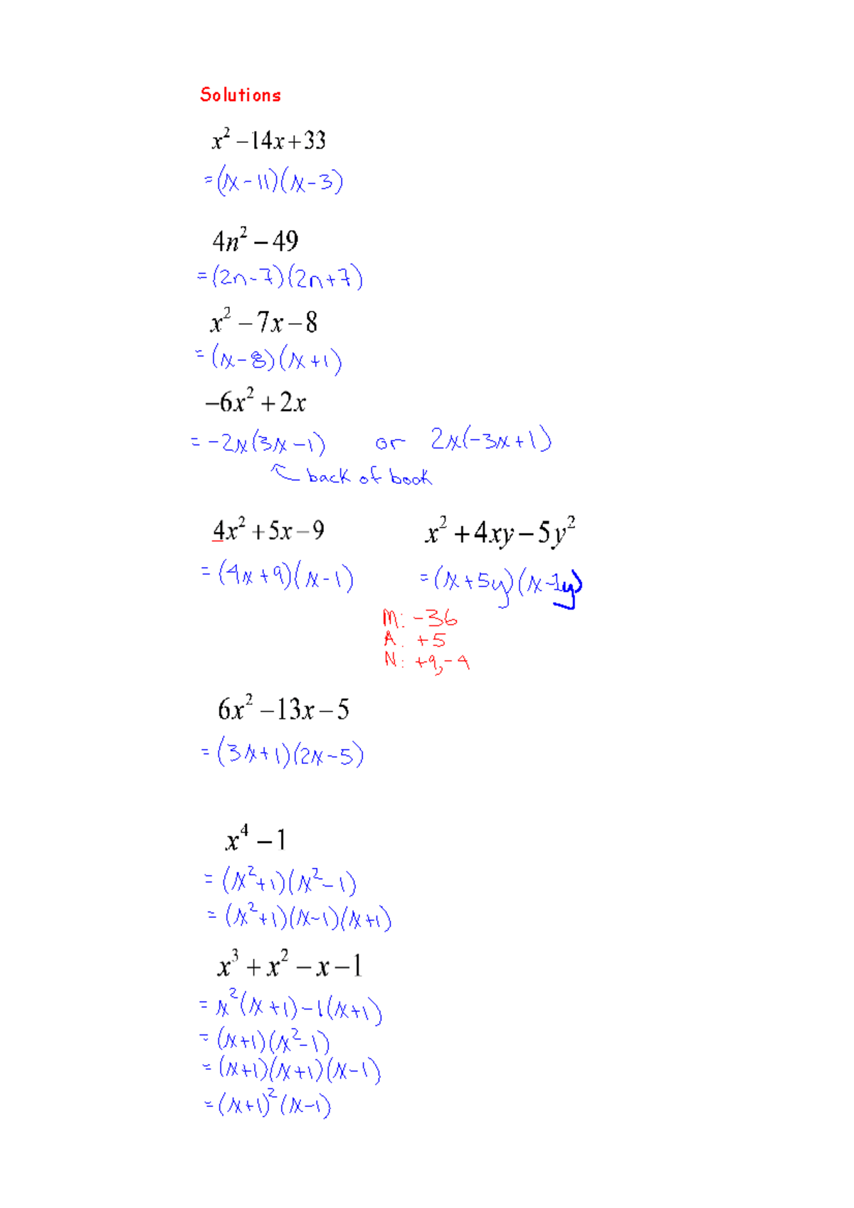 2.4 Simplifying Rational Expressions Solutions and Restrictions - Studocu