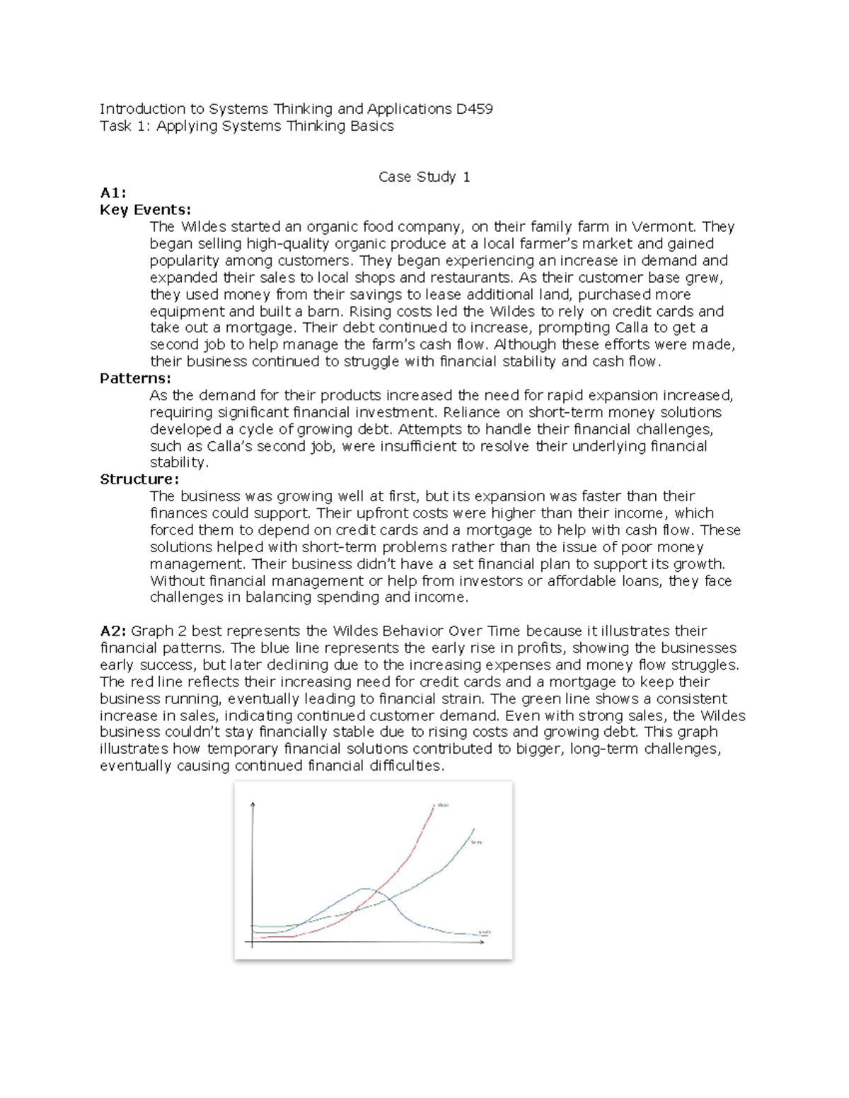 D459 Task 1: Case Study on Systems Thinking in Business Expansion - Studocu