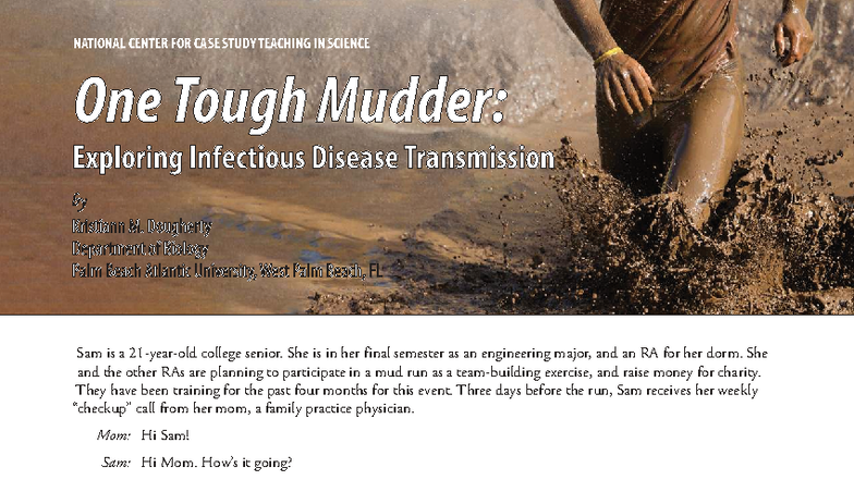 One Tough Mudder: Infectious Disease Risks in Mud Runs - Studocu