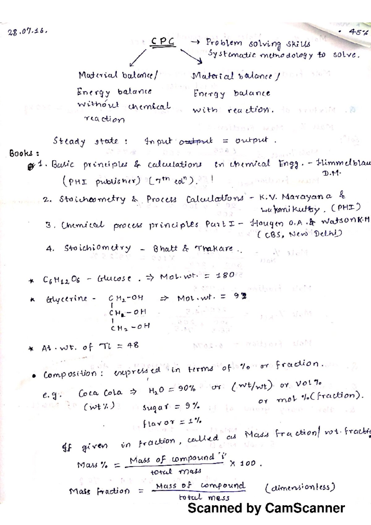 CPC - Problem Solving in Material Balances and Energy Calculations ...