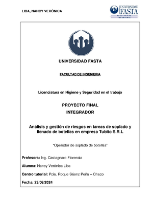 Trabajo Final de Licenciatura EEN: Tutoría y Rendimiento Académico - Studocu