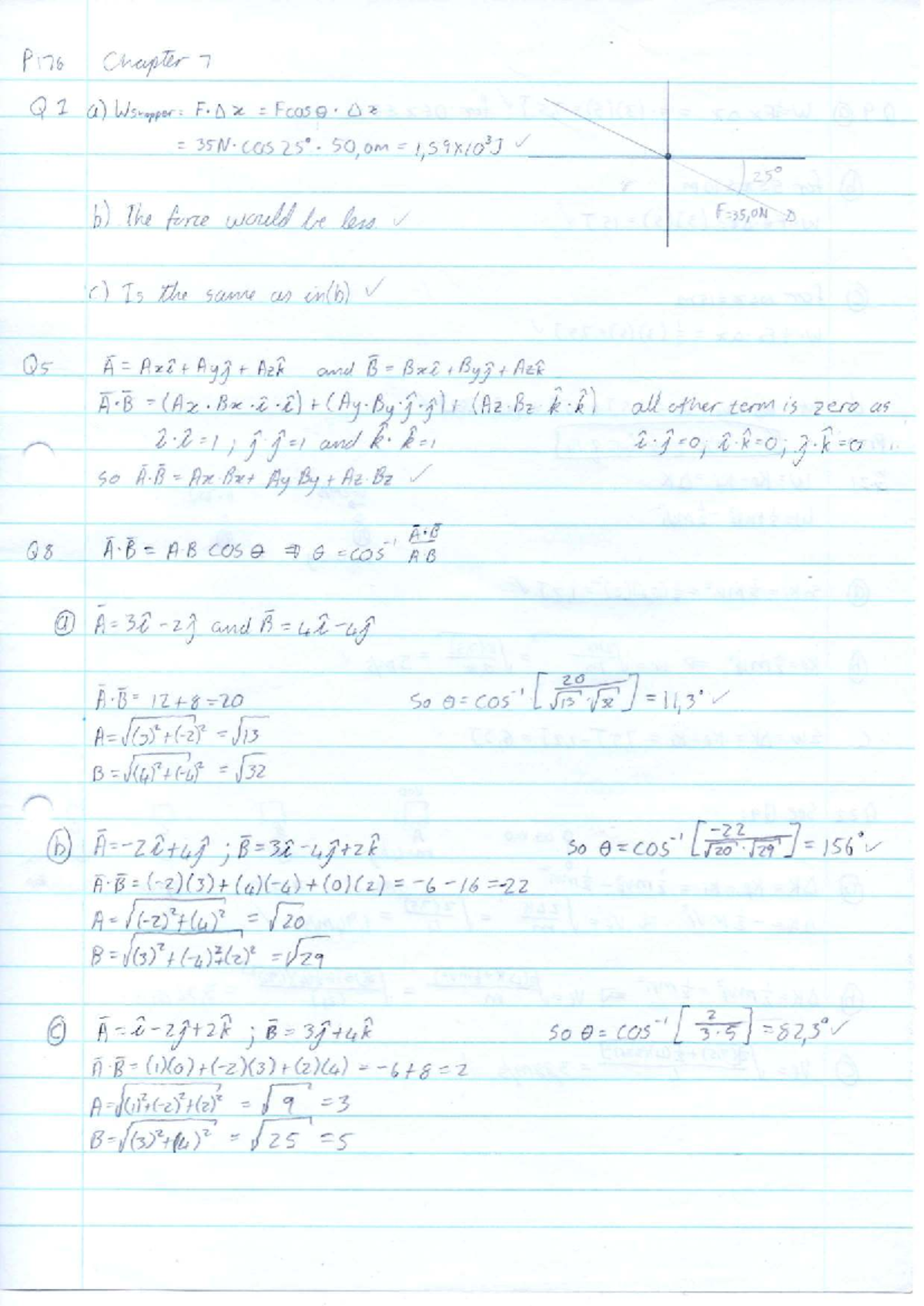P176 Chapter Q1 & Q5 Solutions and Tutorial CH7 Memo - Studocu