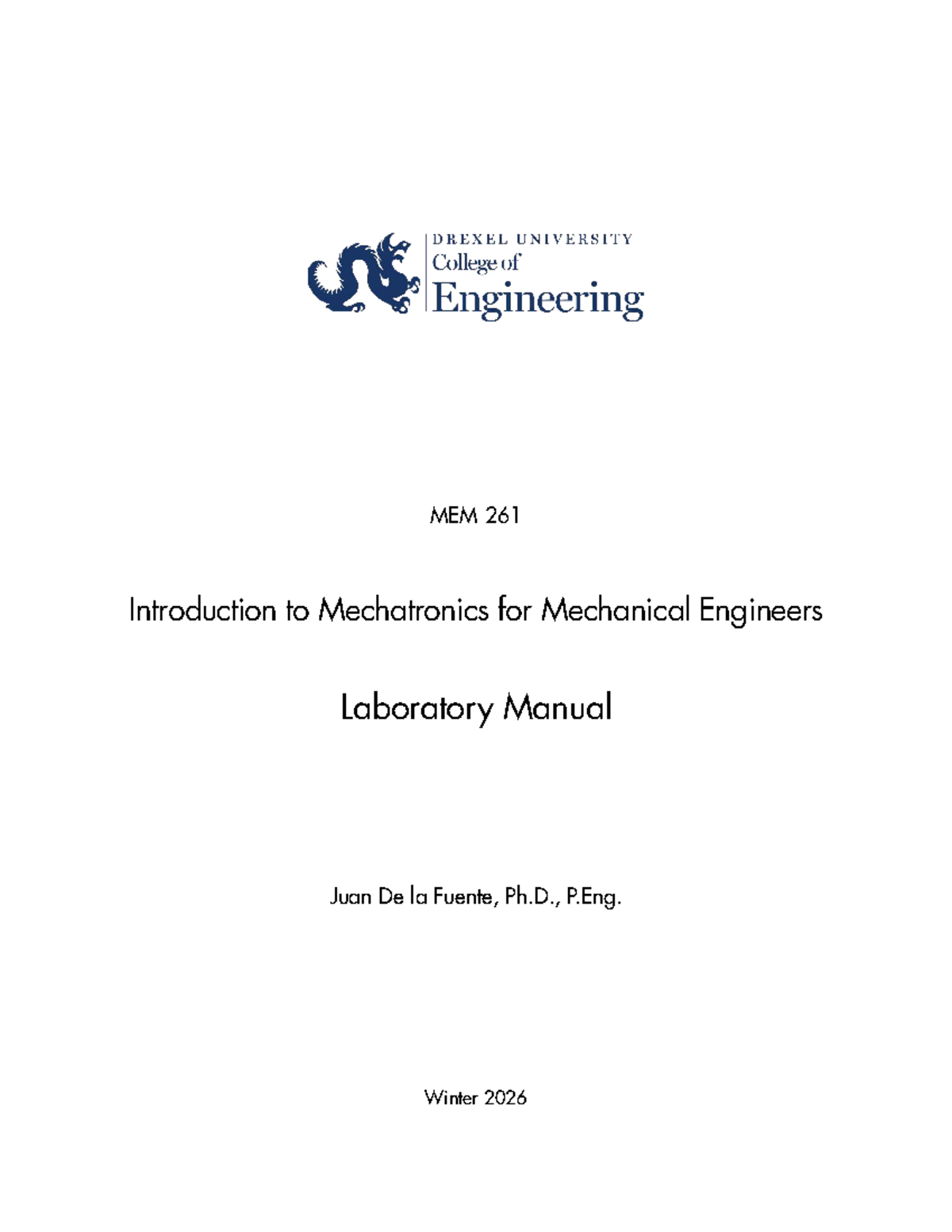 MEM 261 Laboratory Manual: Electric Circuits Session 1 - Studocu