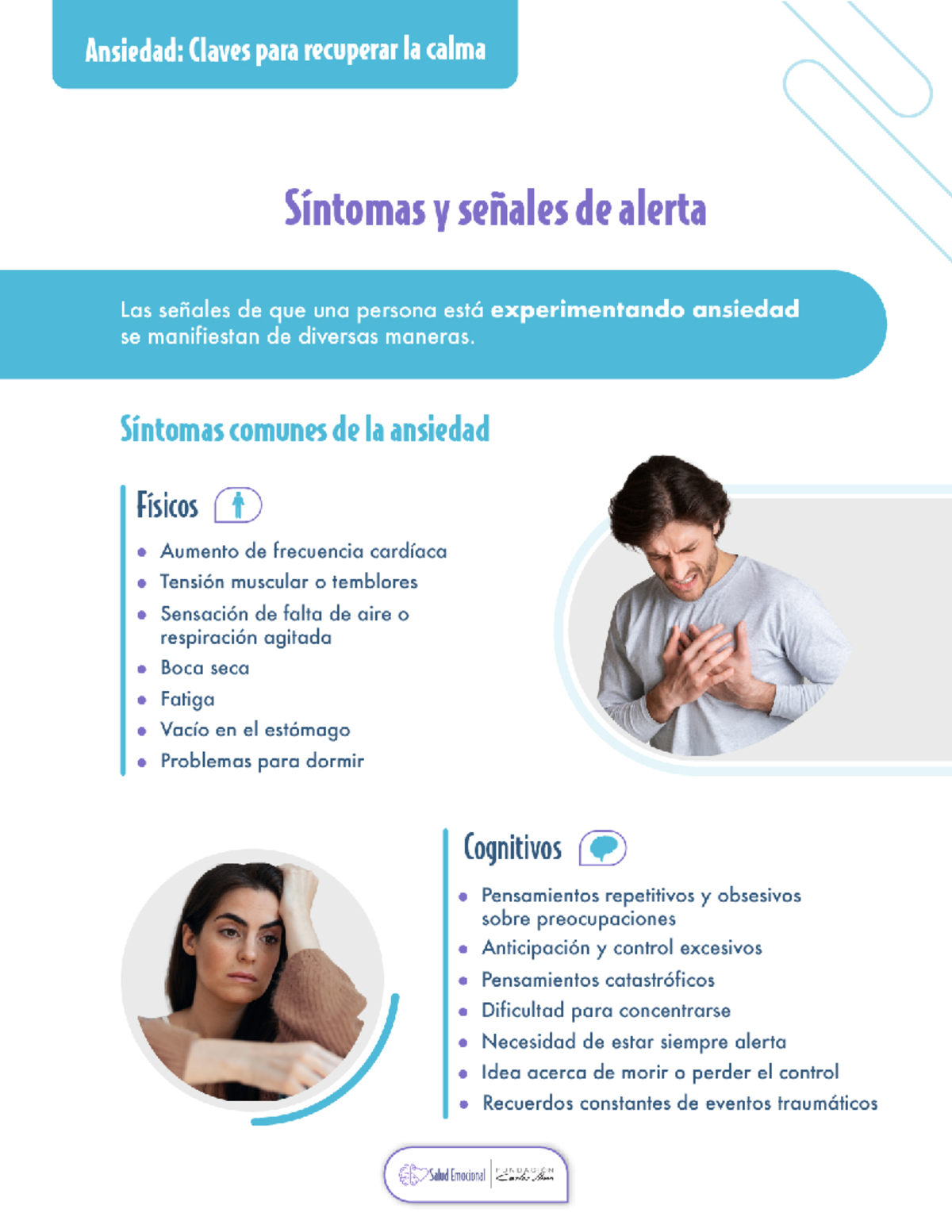 Ansiedad: Síntomas y Señales de Alerta - Infografía 2 - Studocu