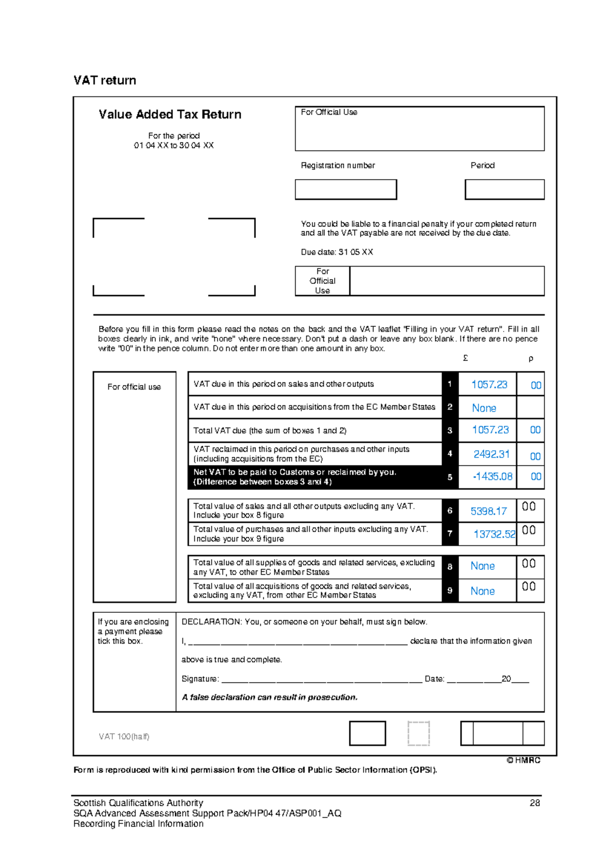 VAT Return Submission Guidelines for Period Ending 30 04 XX - Studocu