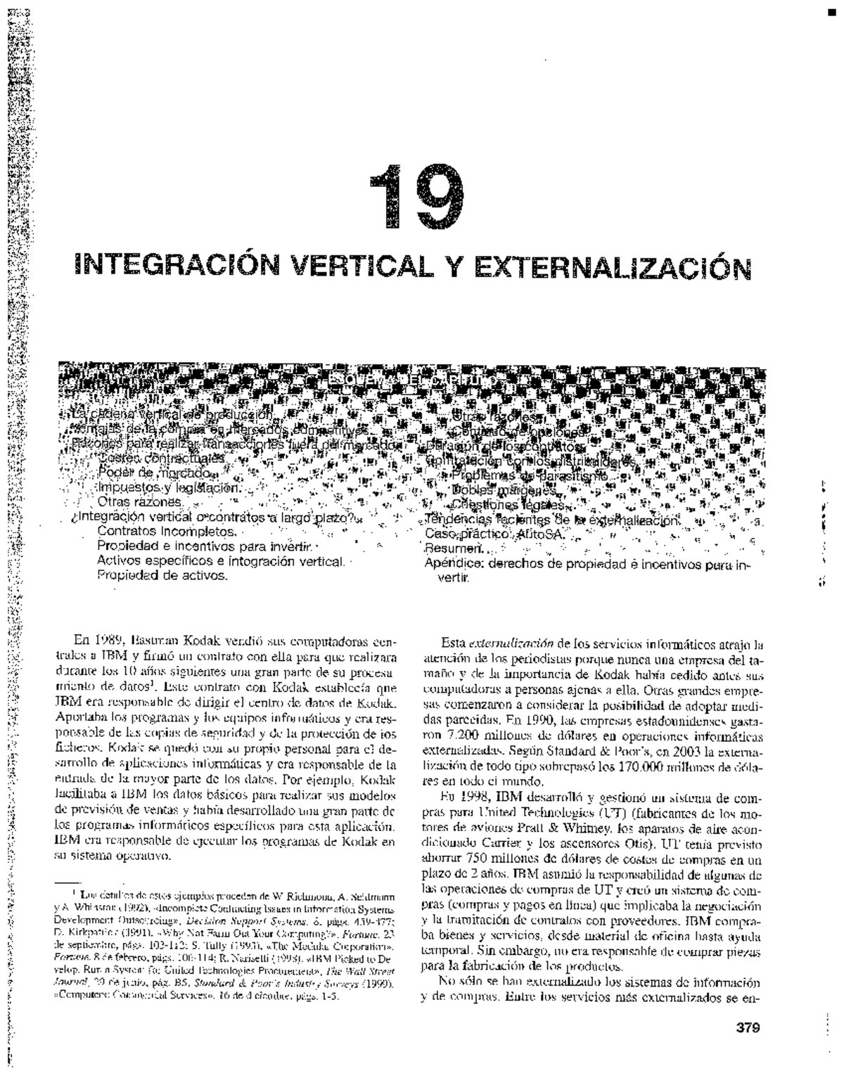 19 INTEGRACIÓN VERTICAL Y EXTERNALIZACIÓN: Análisis y Tendencias - Studocu