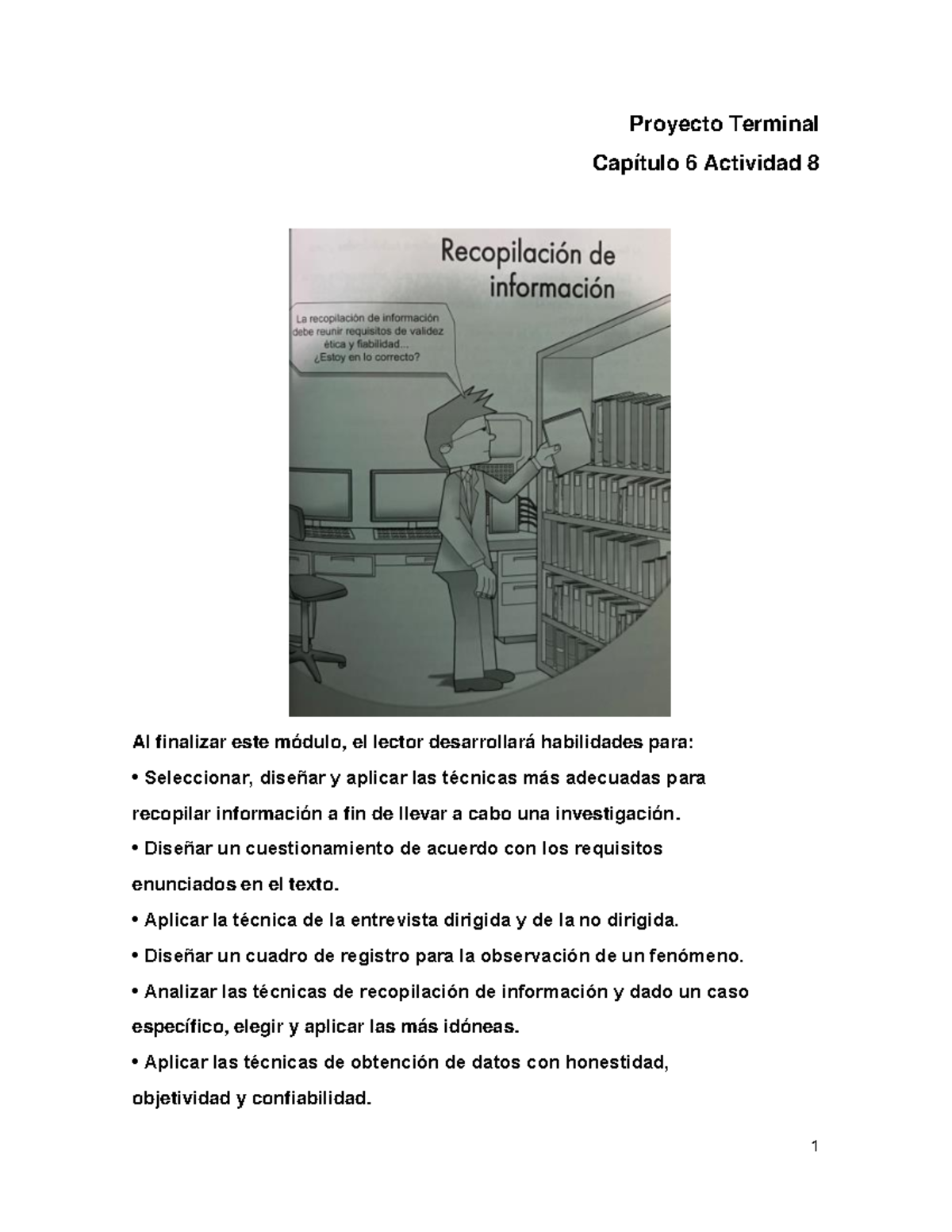 Proyecto Terminal: Capítulo 6 - Técnicas de Recopilación de Información ...