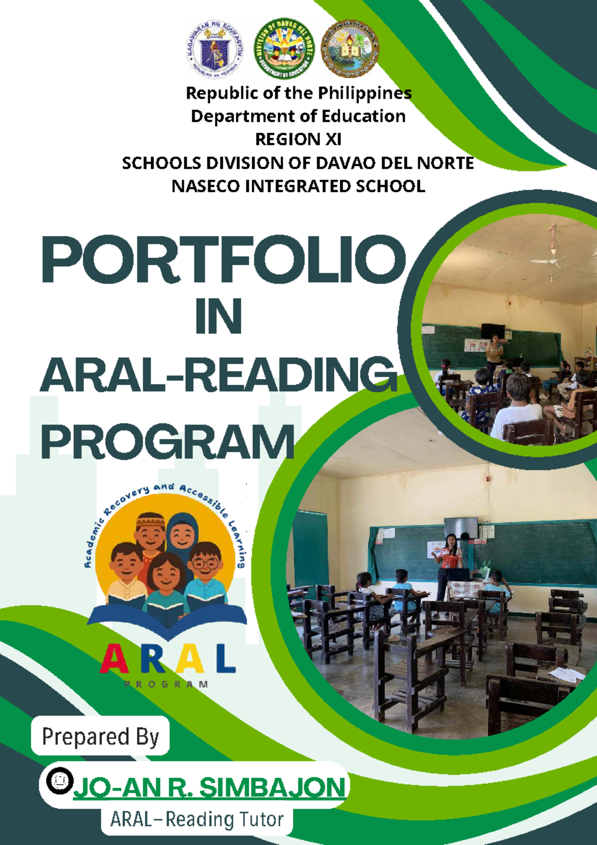 Aral-reading Portfolio Cover page - abm org & man 11 - PORTFOLIO ...