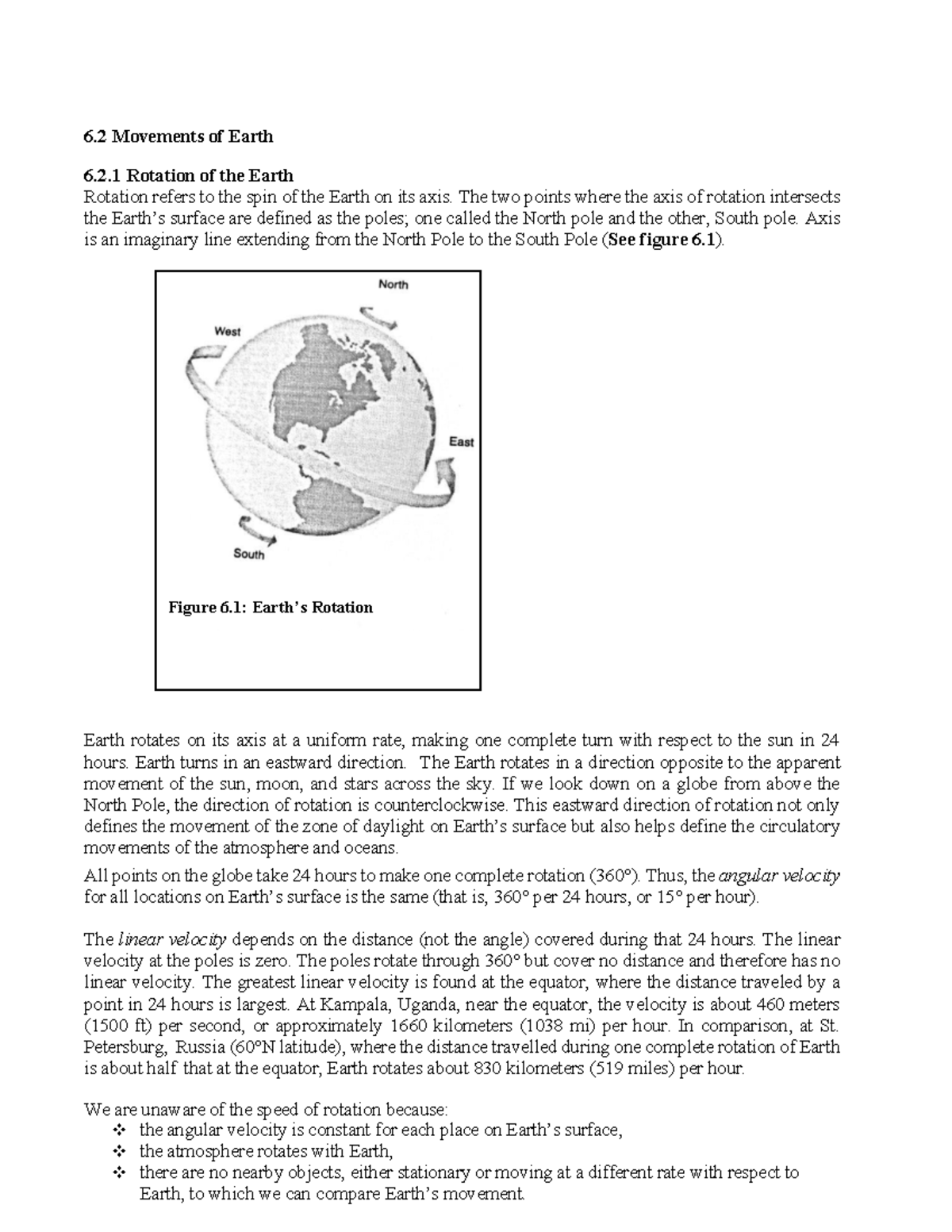 Movements of Earth: Rotation and Revolution Explained (212026) - Studocu
