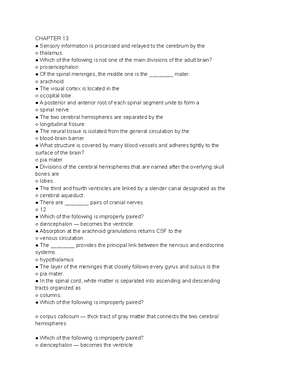 QUIZ Chapter 14 - prof.mack - QUIZ CHAPTER 14 Reflexes based on ...
