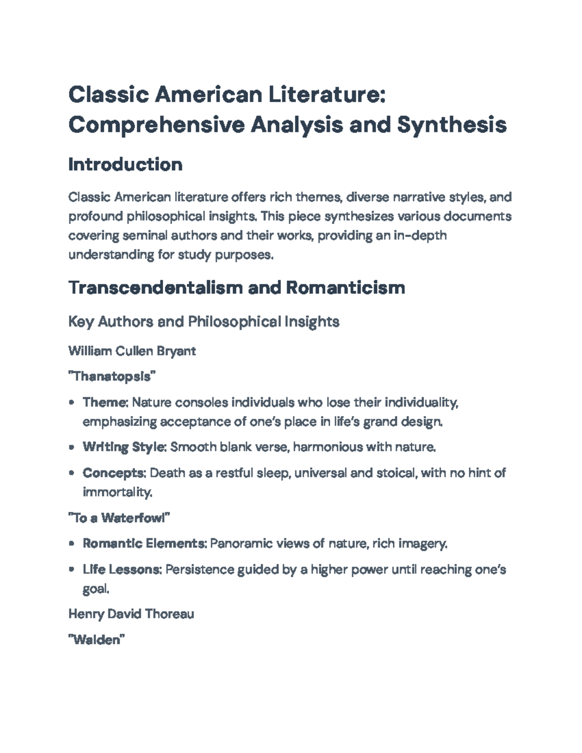 Classic American Literature: In-Depth Analysis and Themes Overview ...