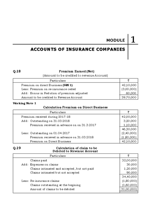 Underwriting - Corporate Accounting Notes - 2 UNDERWRITING OF SHARES ...