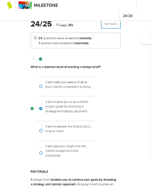 Visual Communication Milestone 2 - 1 22 / 24 that's 92% RETAKE 22 ...
