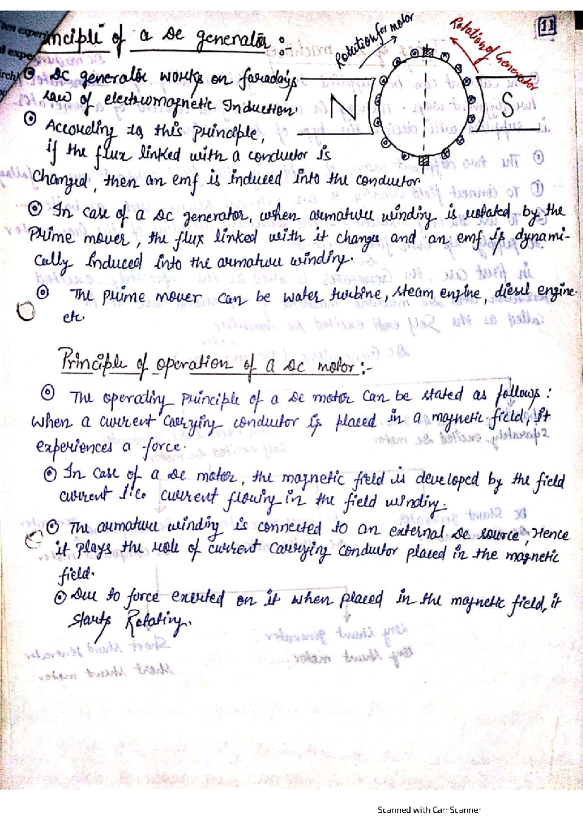 Principles of DC Generator Operation - DC Machine 11 - Studocu
