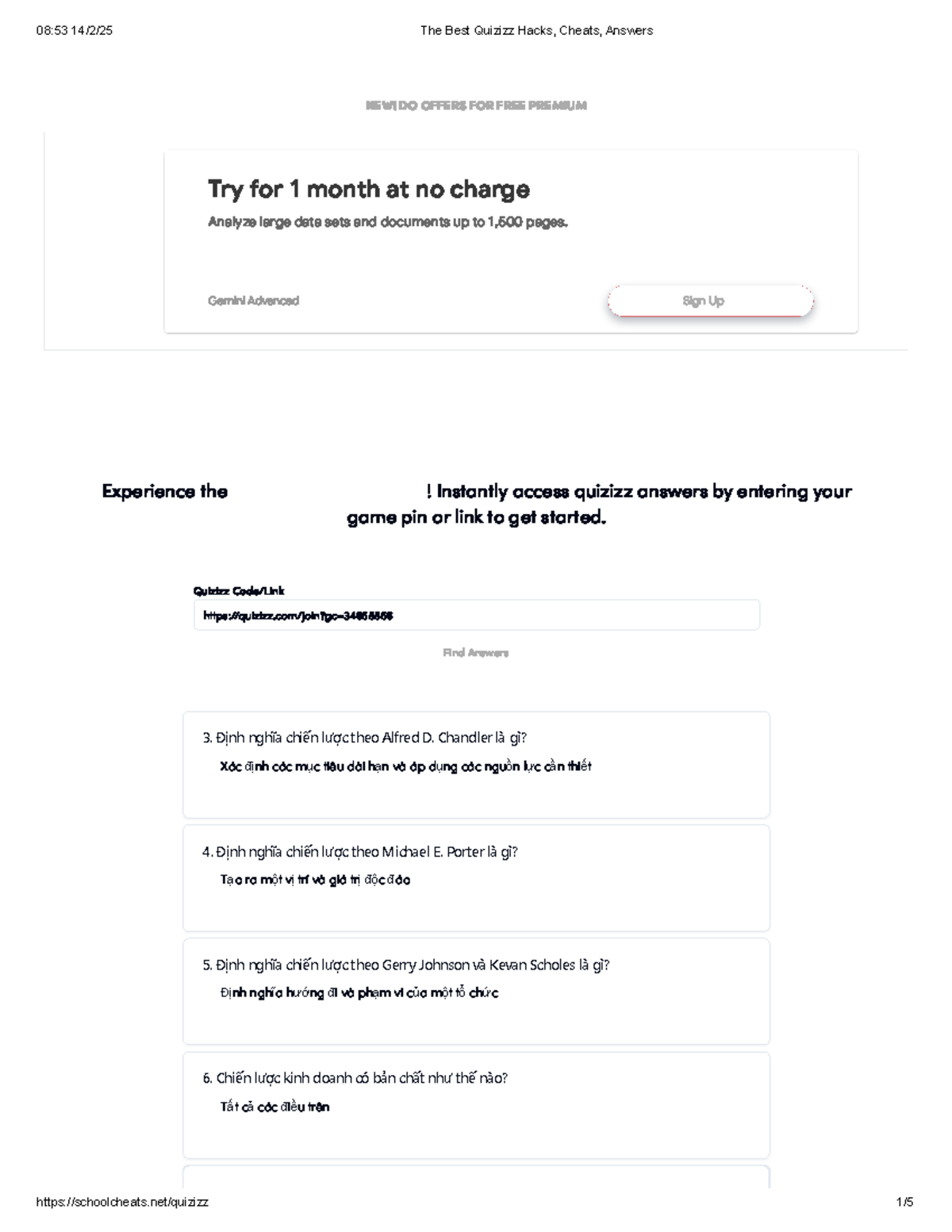 Quizizz Hacks & Cheats: Access Answers Easily and Safely - Studocu
