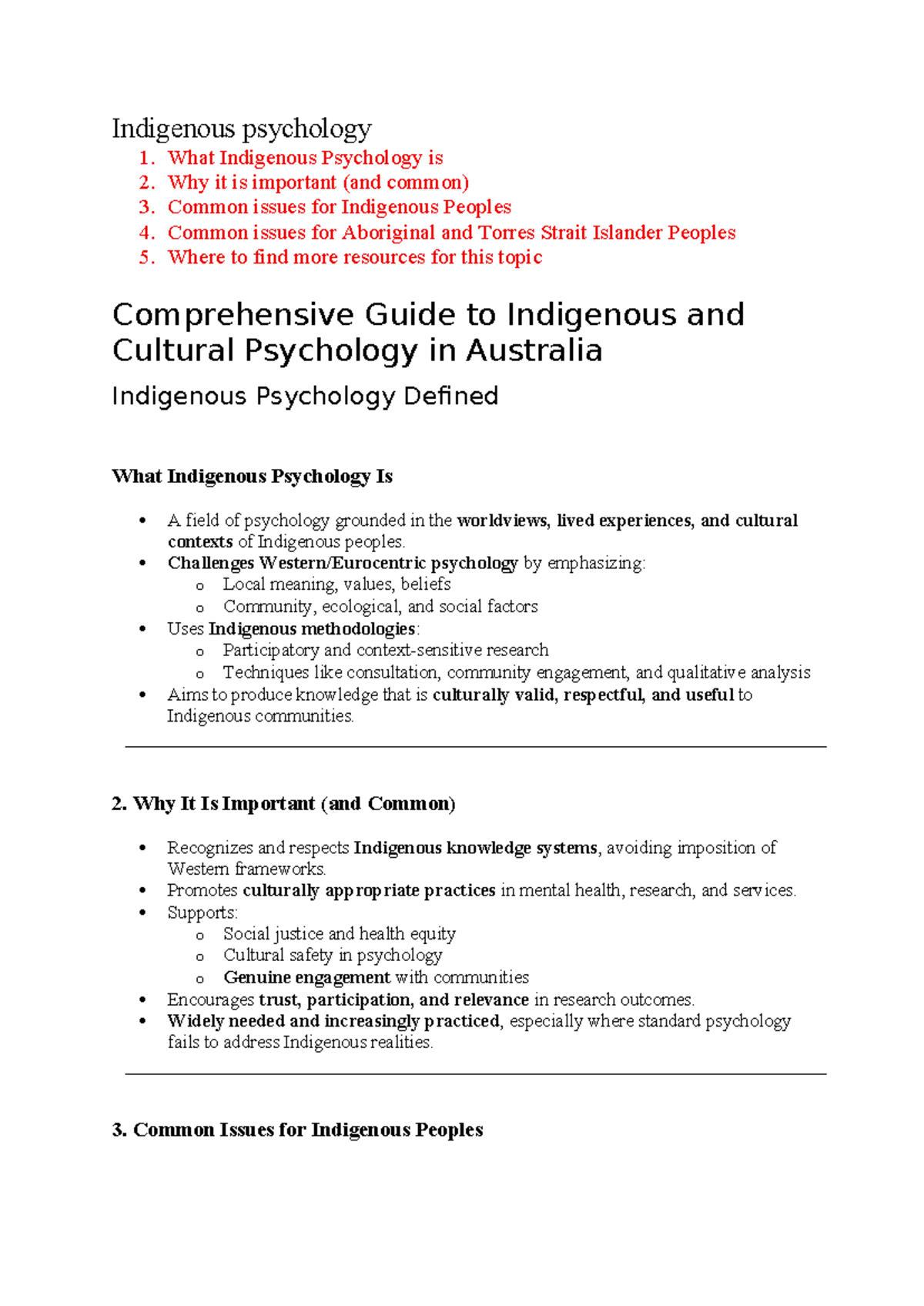 Introduction to Psychology: Key Concepts & Theories (PSY101) - Studocu