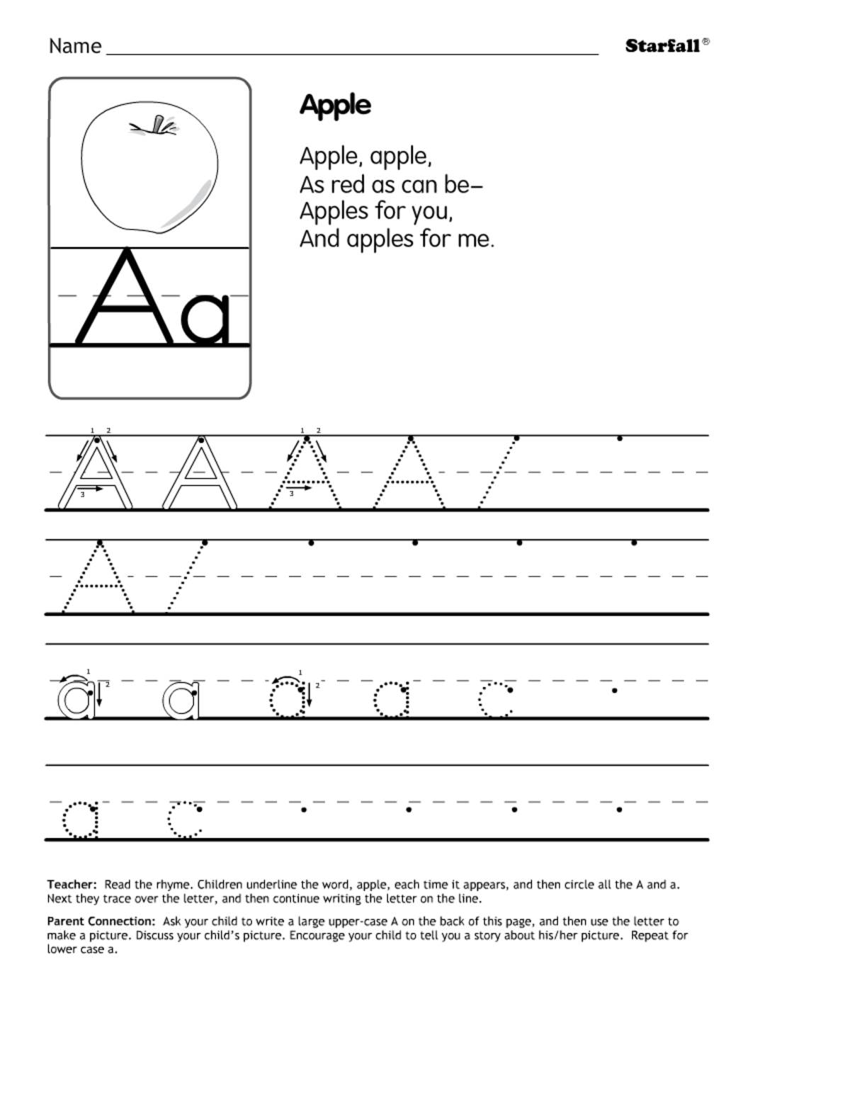 ABC Rhymes: Apple Activities for Kids - Studocu