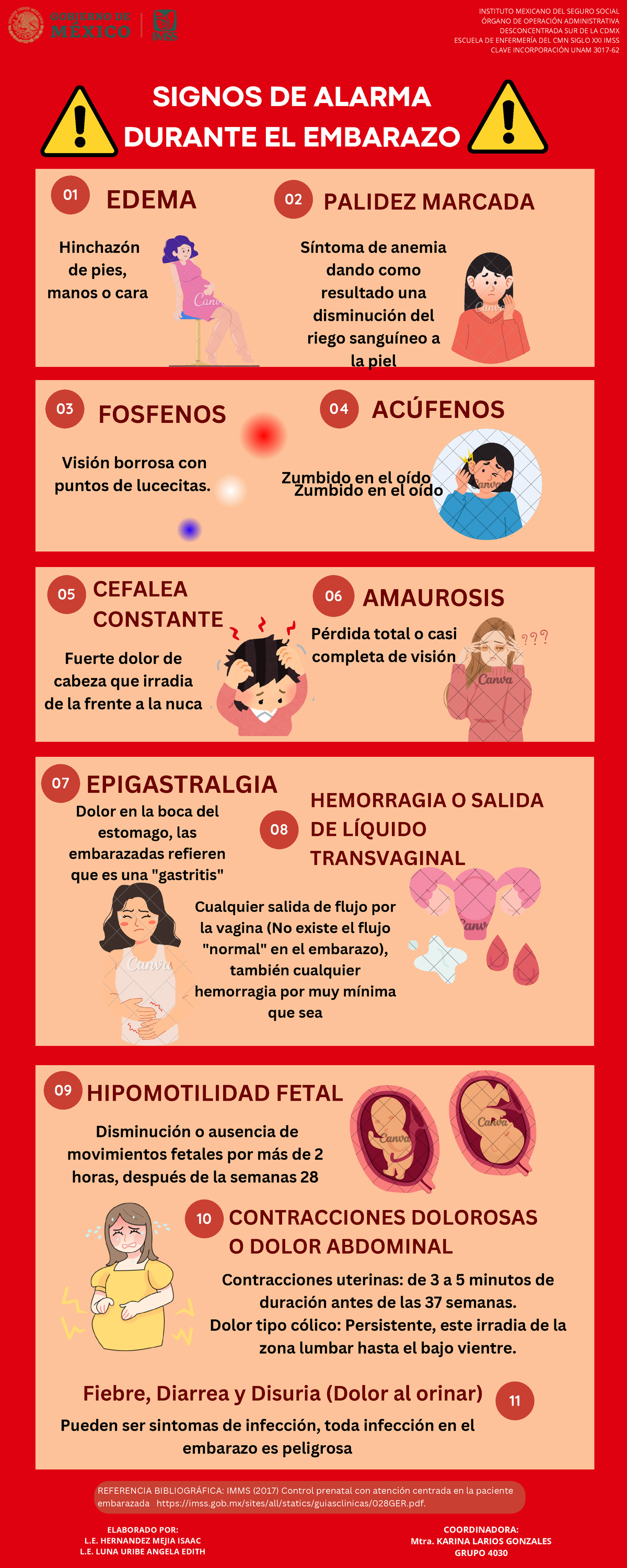 Infografía sobre Signos de Alarma en el Embarazo - Grupo 4030 - Studocu