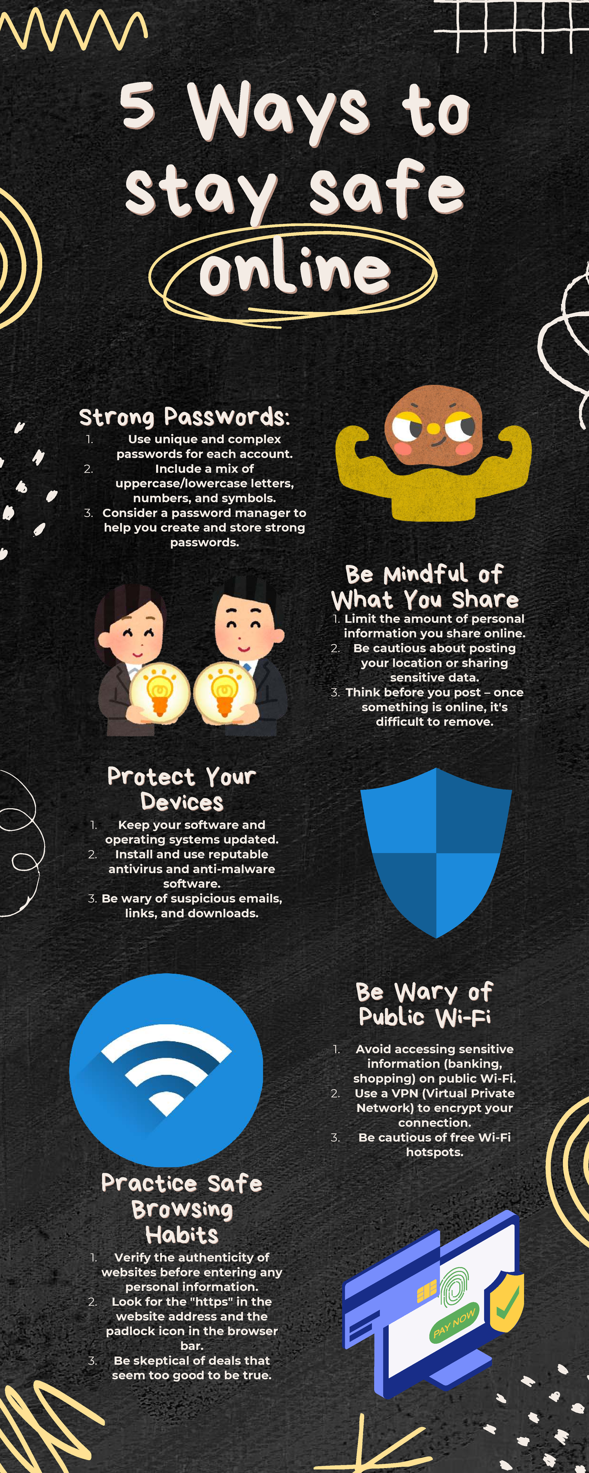 5 Ways to stay safe online - 5 Ways to5 Ways to stay safe stay safe ...