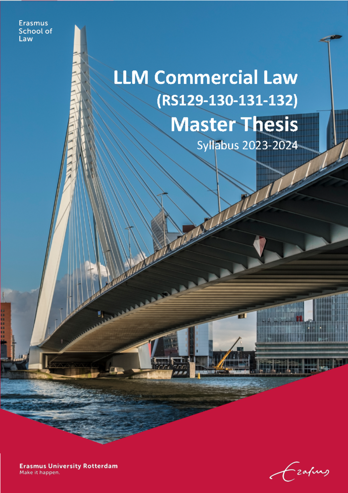 LLM Commercial Law (RS129-132) - Master Thesis Syllabus 2023-2024 ...