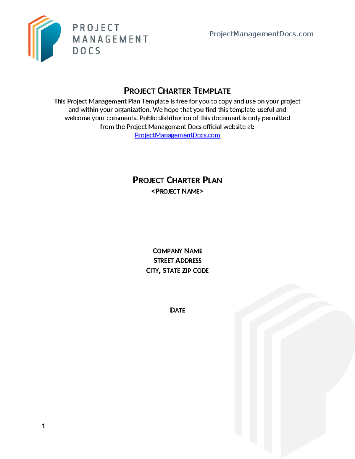 Project-Charter - Template - PROJECT CHARTER TEMPLATE This Project ...