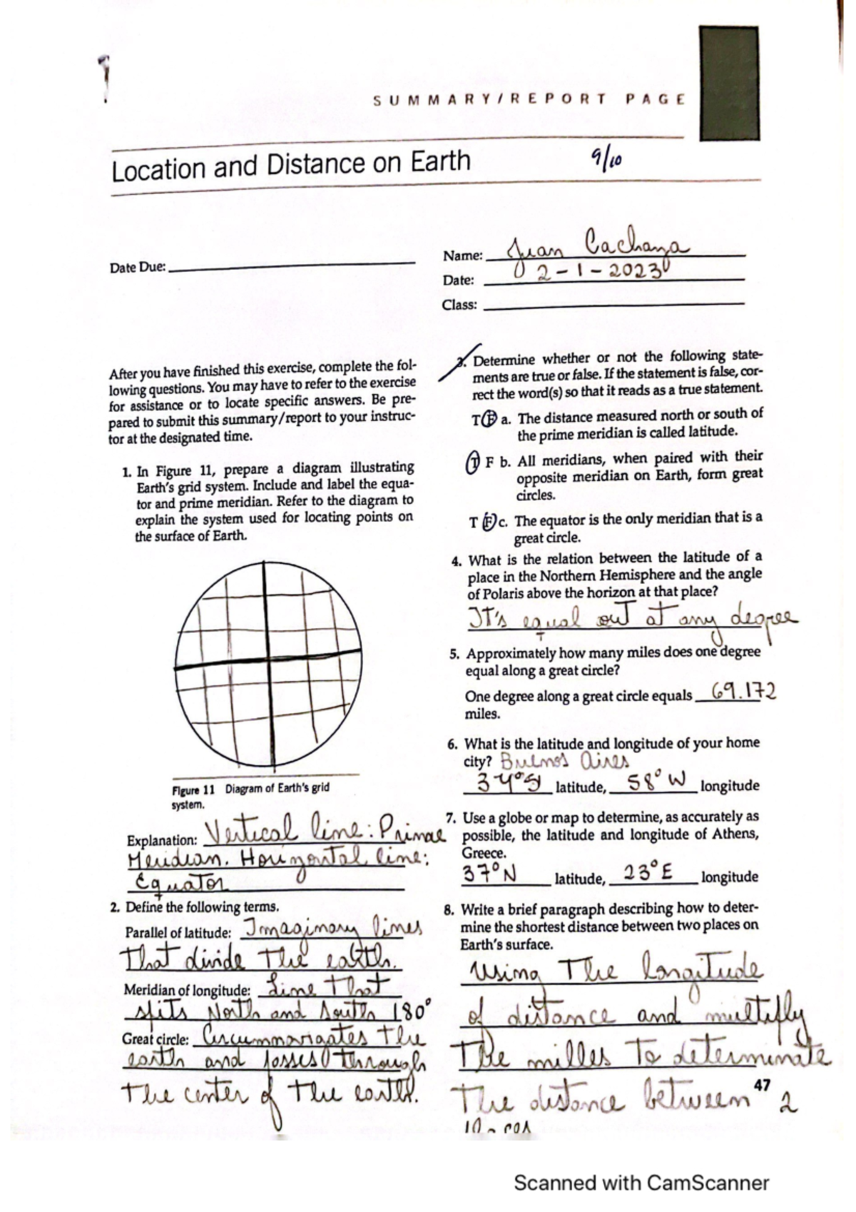 PHSC 131 - 3 - Location and Distance of Earth - PAGE Location and ...