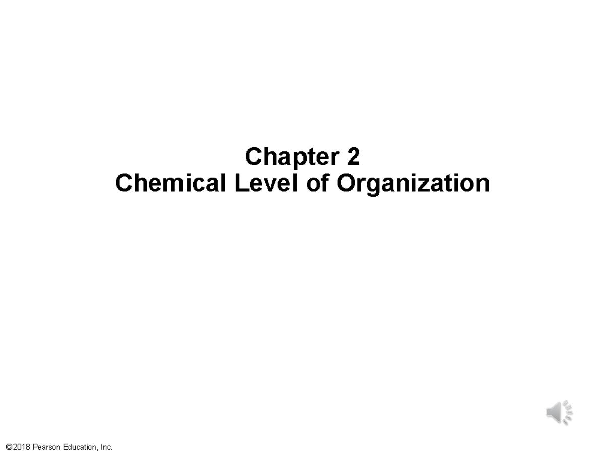 Chemical Level of Organization: Organic Chemistry Overview (CHEM 101 ...