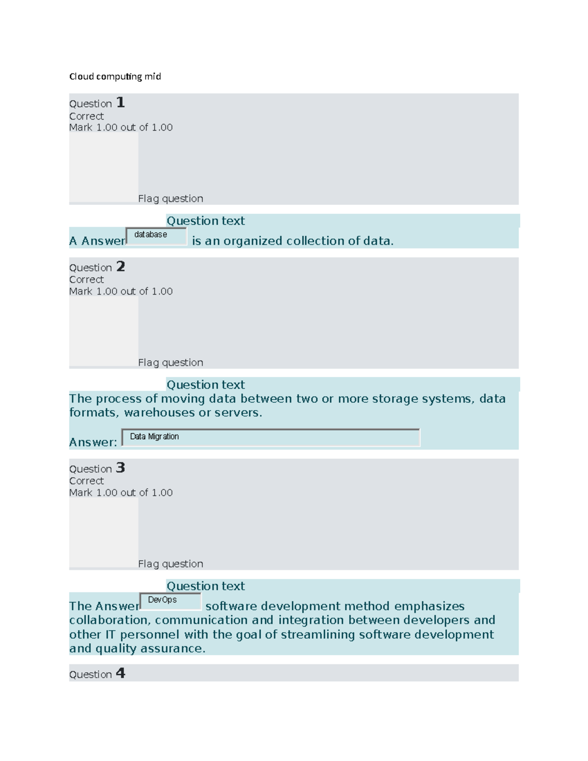 Cloud Computing Midterm: Key Concepts and Terminology Guide - Studocu