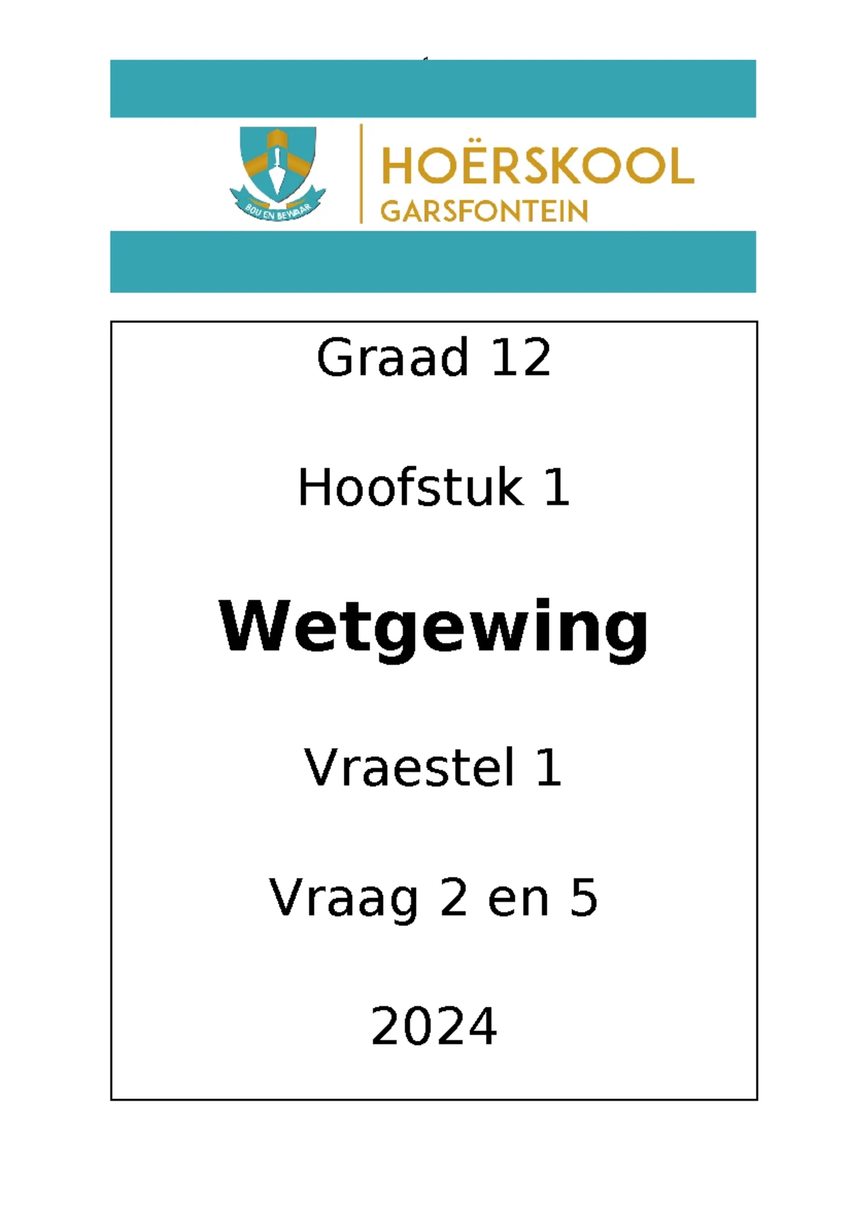 Besigheidstudie - Graad BESIGHEIDSTUDIE VRAESTEL 1 GRAAD 12 Onderwerp 1 ...