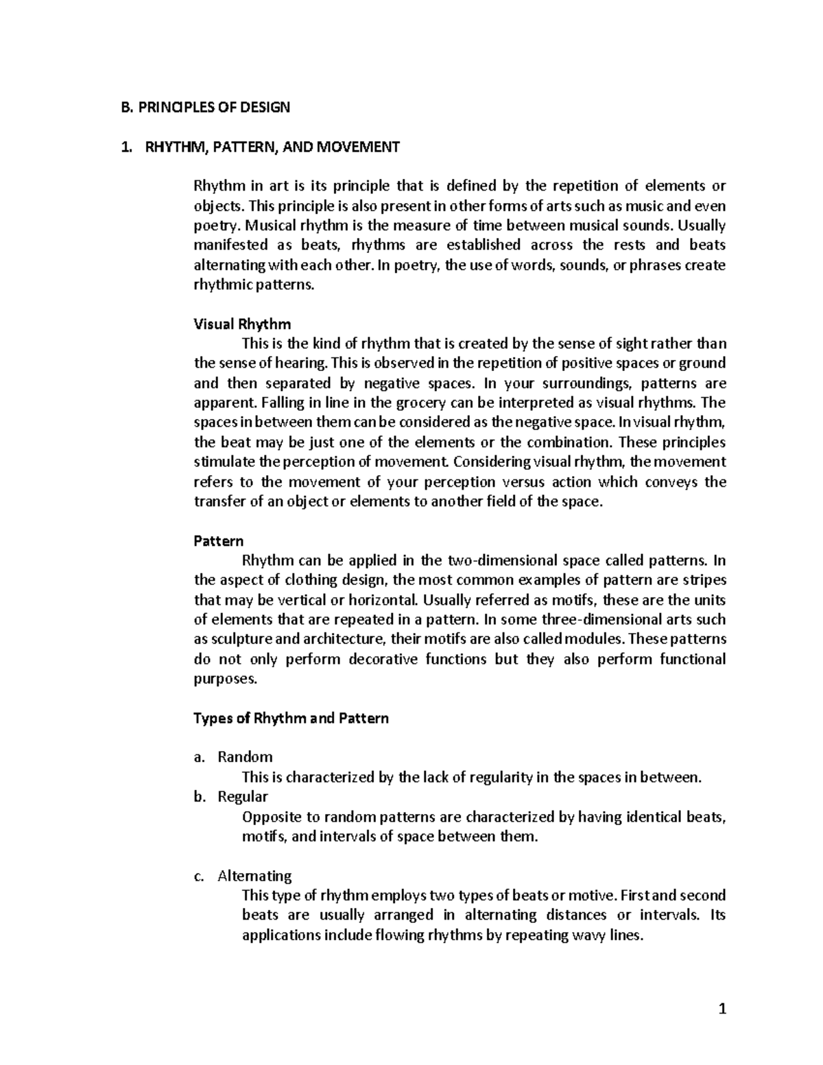 Principles of Design: Chapter 5 (Part 3) - 202205161151 - Studocu