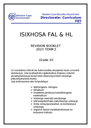 [Solved] chaza ukuba yintoni isibanjalo xoxa ngeendidi zaso uzekelise ...