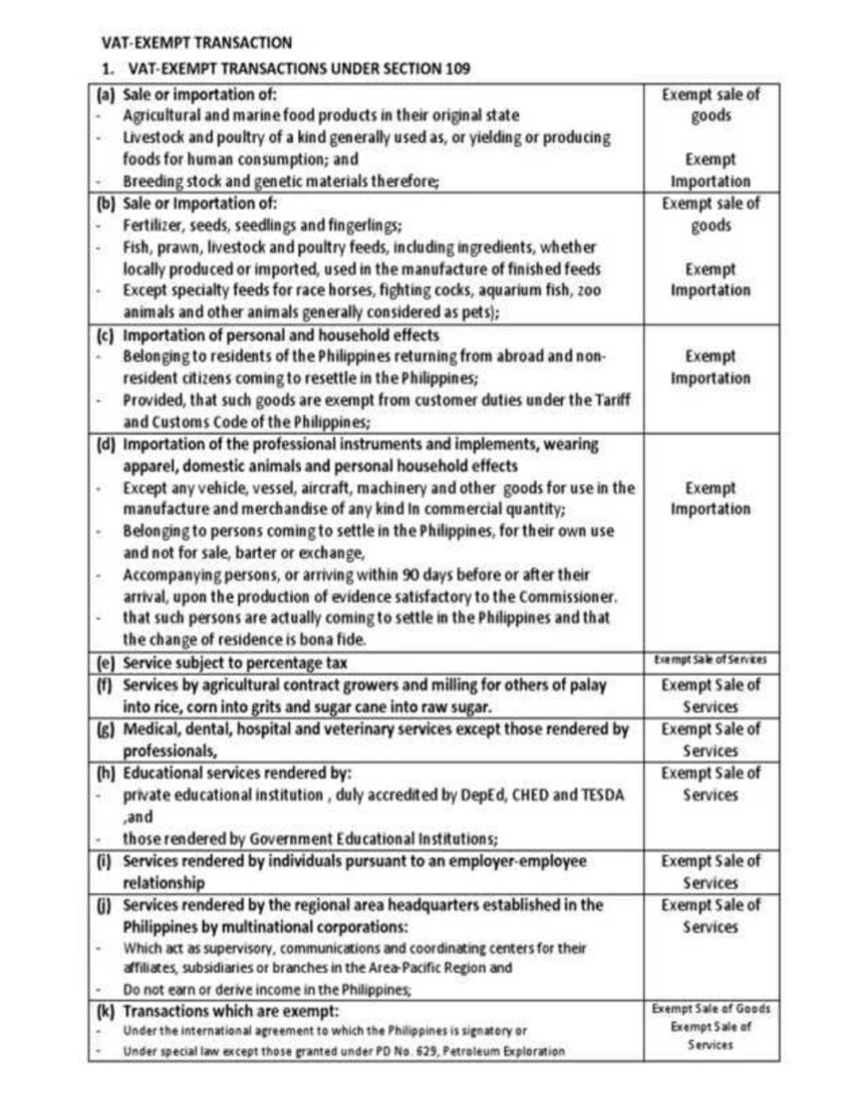 Tax Exempt Transactions Under Section 109: A Comprehensive Overview ...