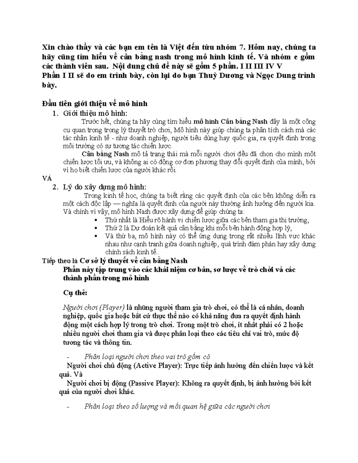 Tktnc - Cân Bằng Nash trong Mô Hình Kinh Tế: Phân Tích và Ứng Dụng ...