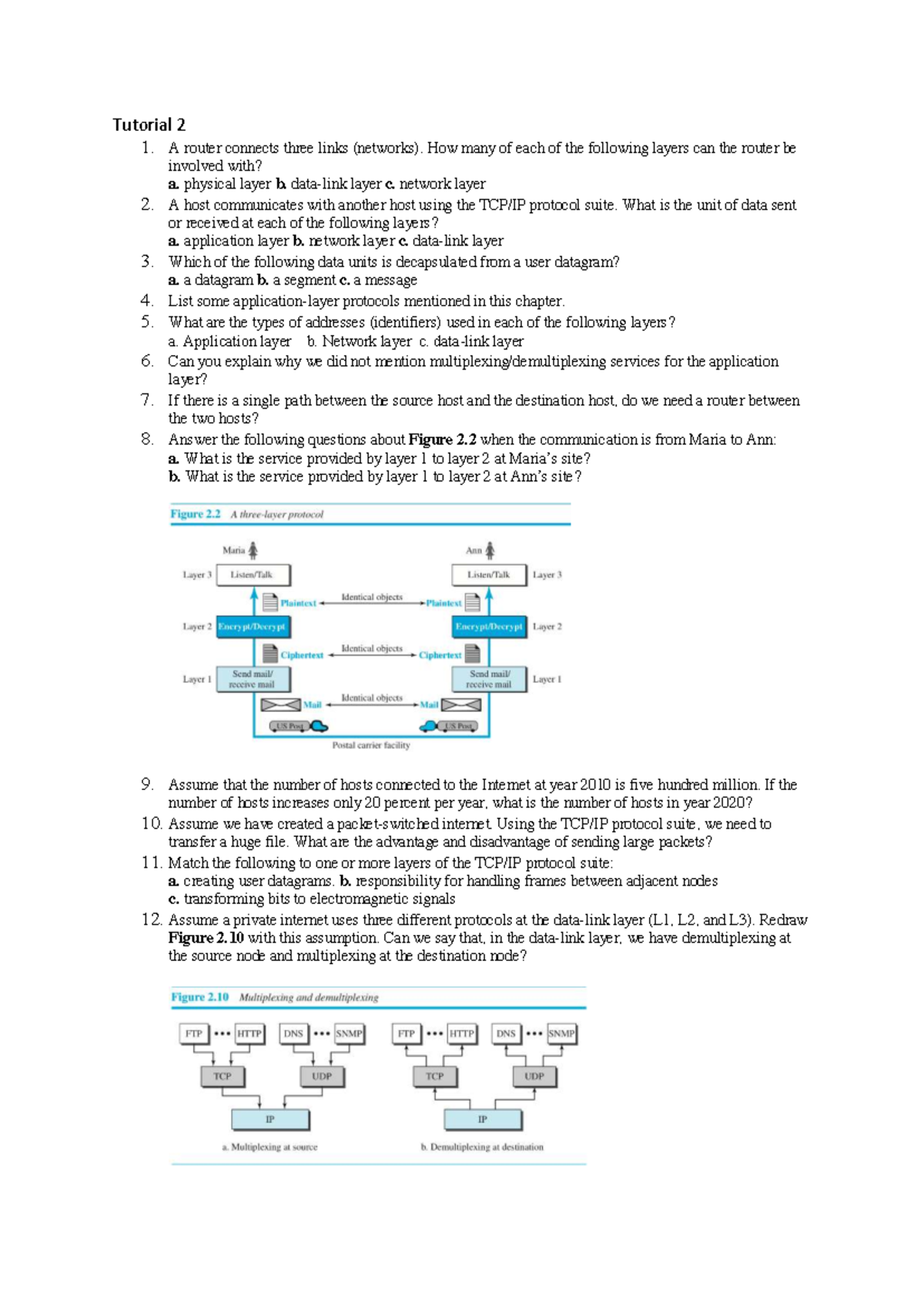 Tutorial 2: Understanding Router Layers and Protocols in Networking ...