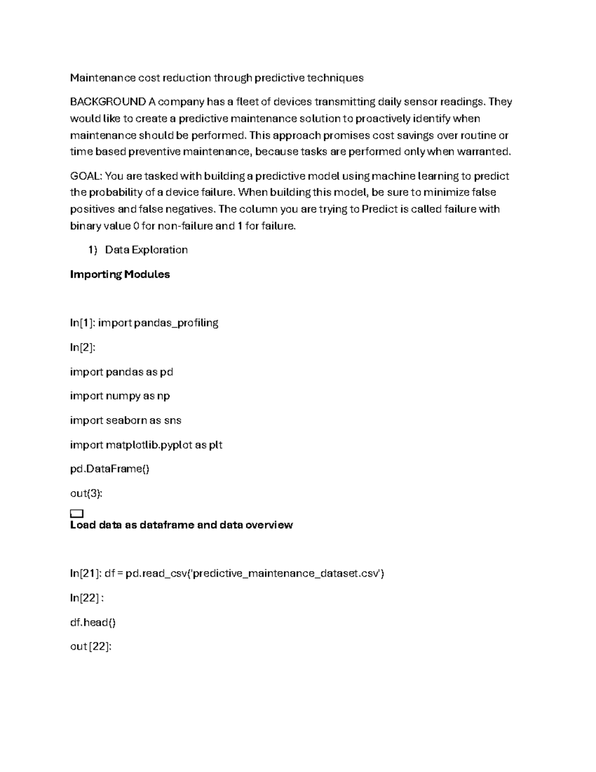 Predictive Maintenance Cost Reduction Techniques for Device Failures ...