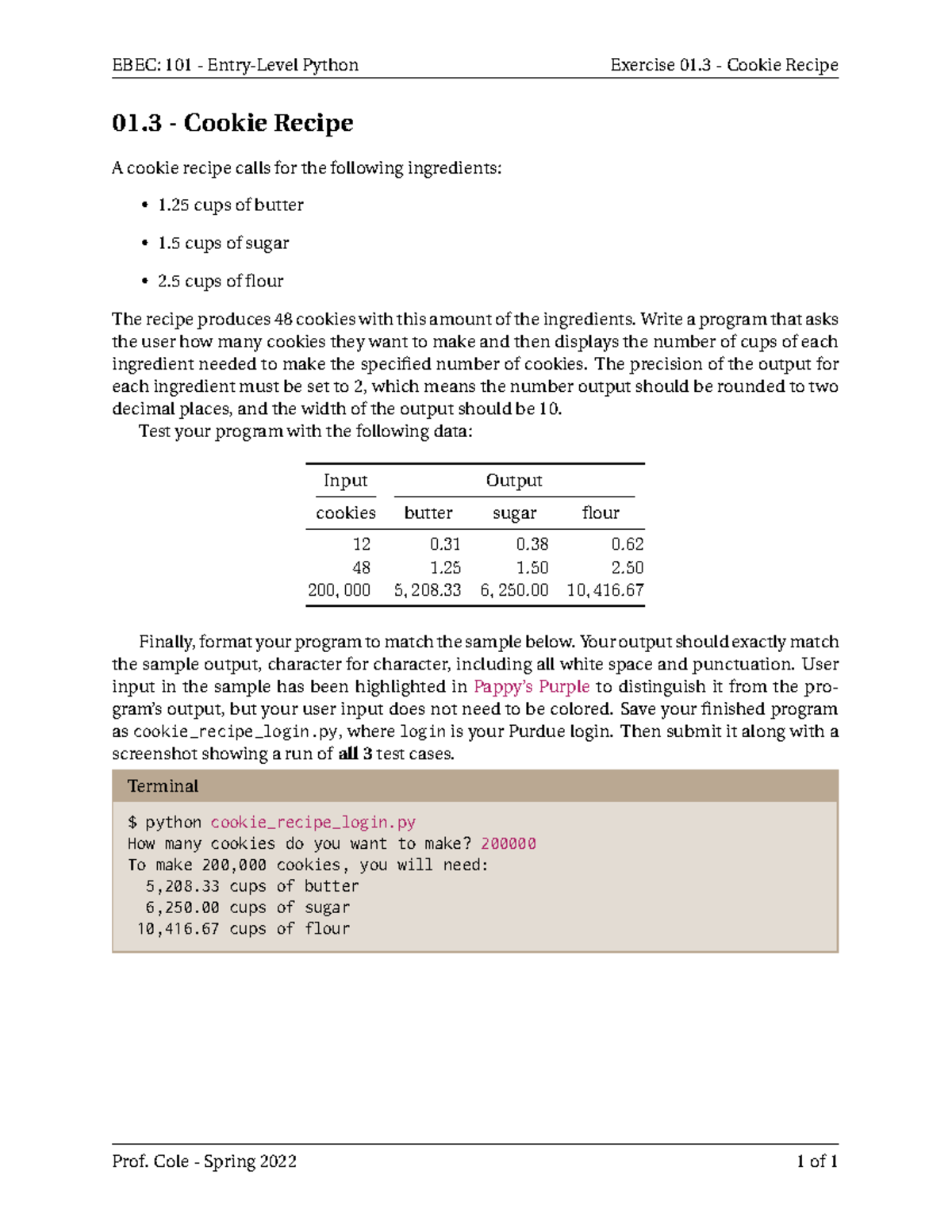 01 - Homework 1(Cookie Recipe) - EBEC: 101 - Entry-Level Python ...