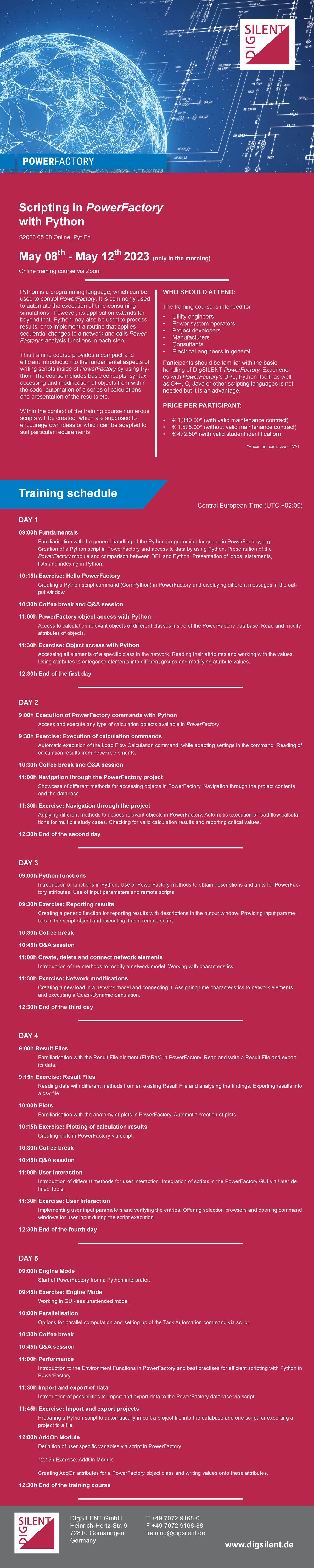S2023.05.08 - Online Training: Scripting in PowerFactory with Python ...