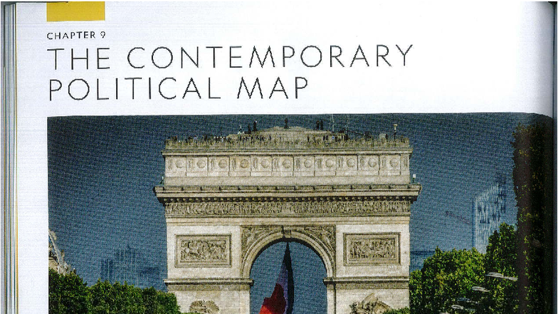 CHAPTER 9: THE COMPLEX WORLD POLITICAL MAP (GEOG 101) - Studocu