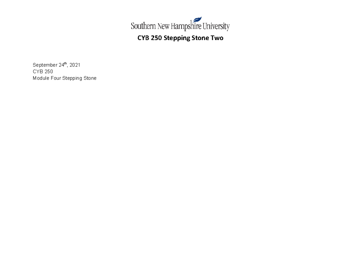 CYB250 Stepping Stone 2: Howard Threat Model and Incident Analysis ...