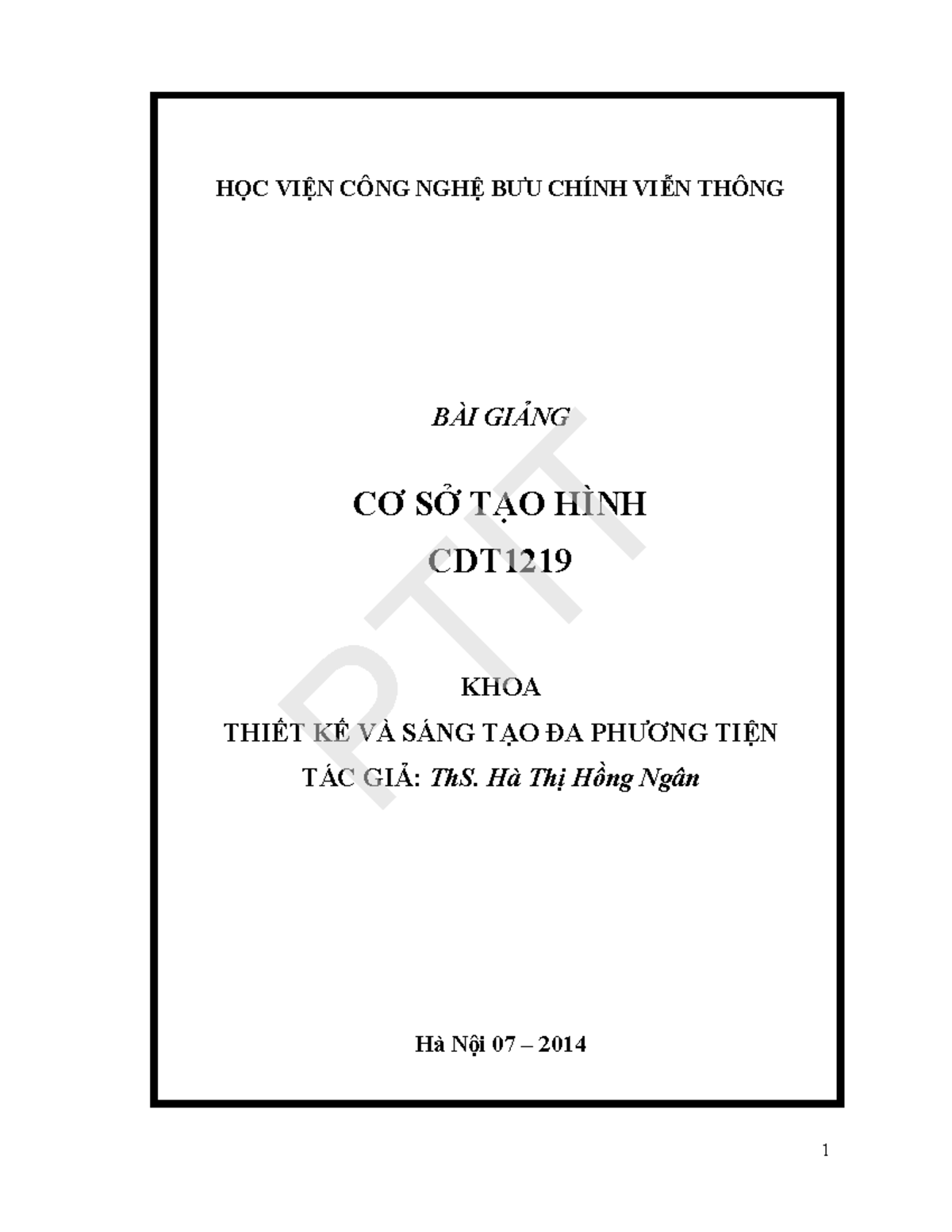 1 Cơ sở tạo hình - CSTH Triết học Mac LeninTriết học Mac Lenin - HỌC ...