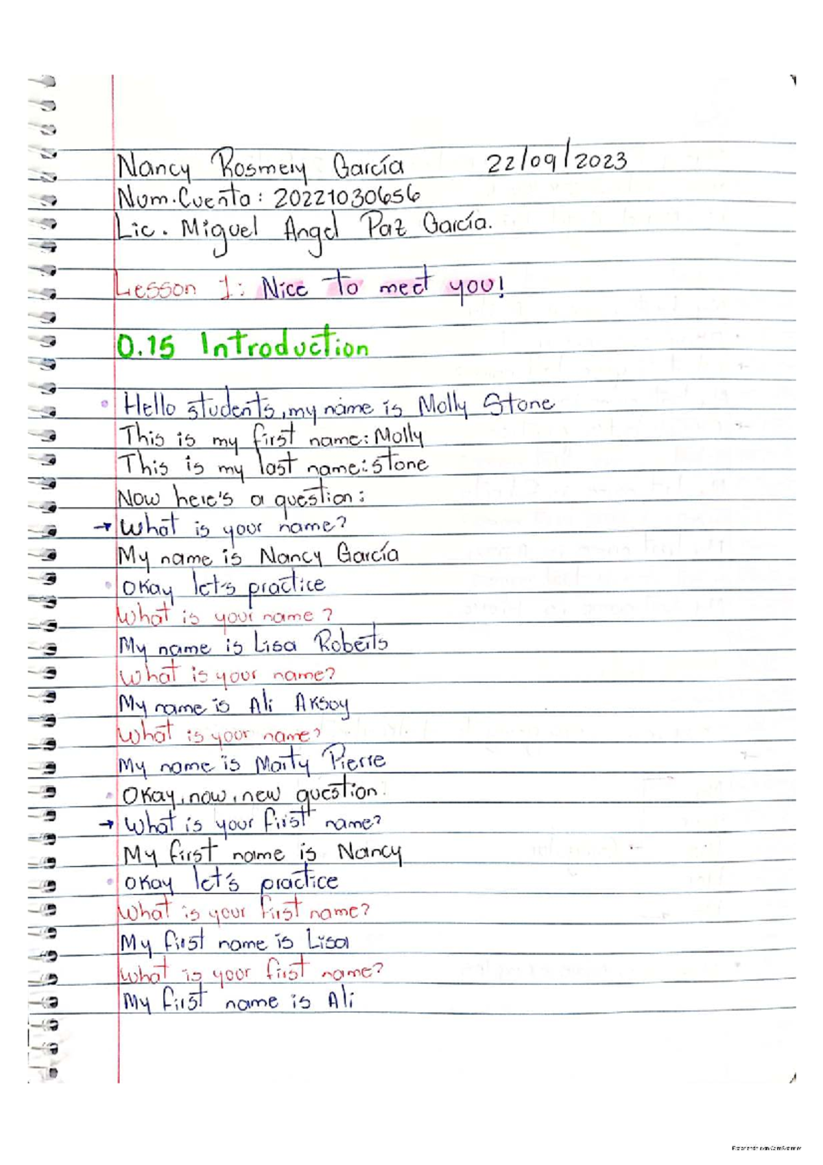 Lesson 1: Nice to Meet You! - Intro to Basic English Names and ...