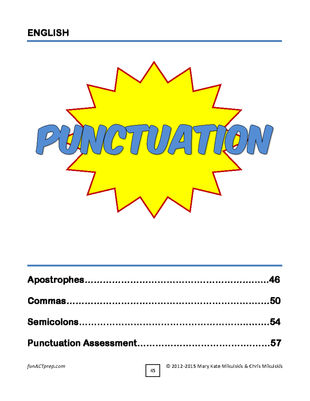 **ENG101 - Punctuation Essentials: Apostrophes, Commas, and Semicolons ...