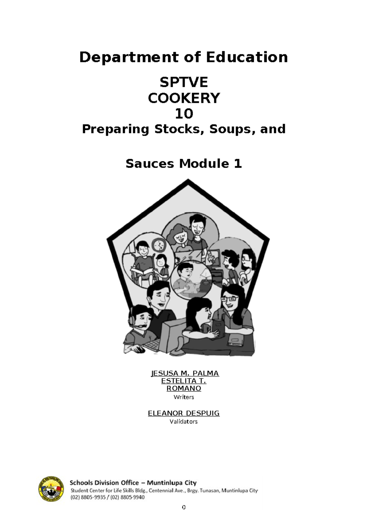 Cookery 10 Q1 M1: Stocks, Soups, and Sauces Module Overview - Studocu