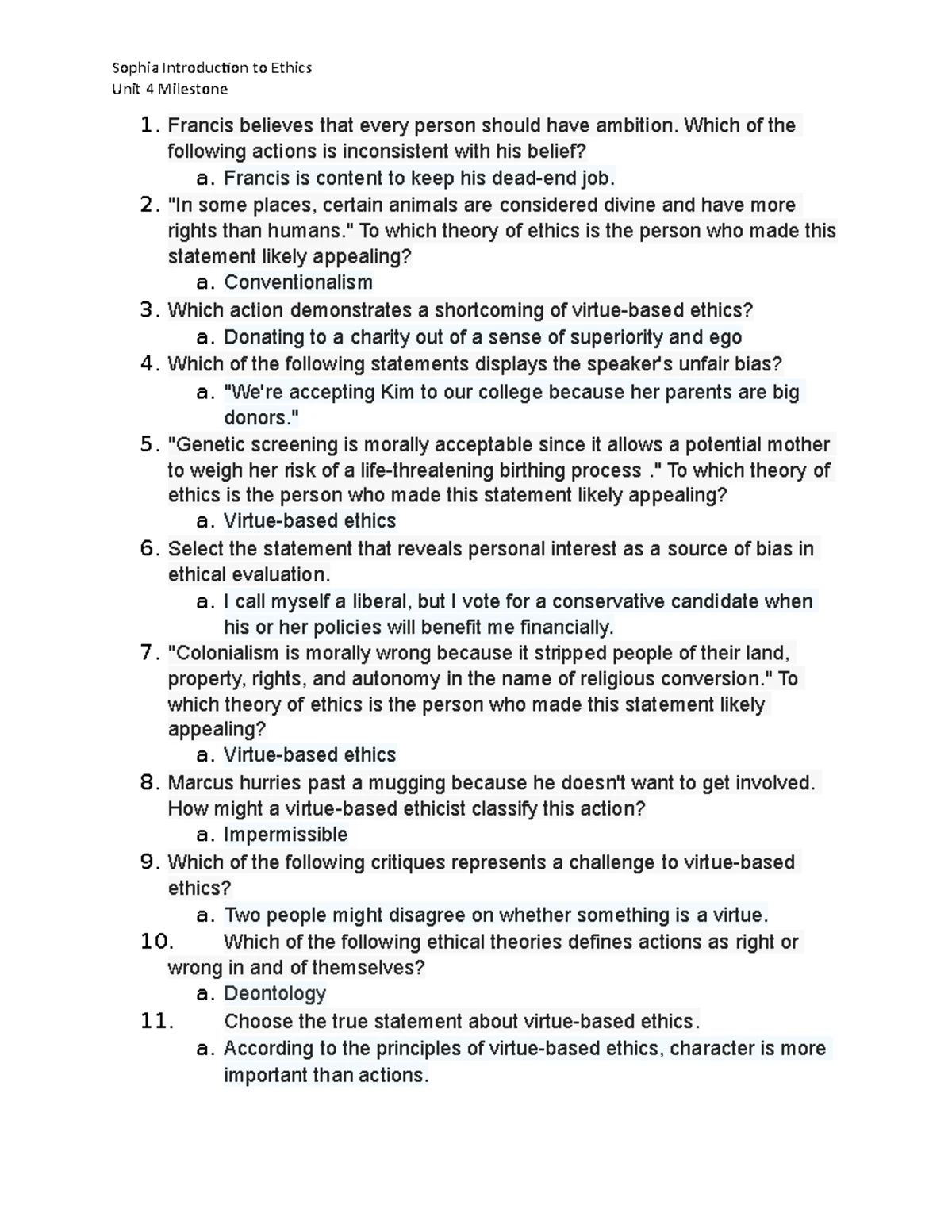 Unit 2 Milestone: Key Concepts in Psychology and Learning - Studocu