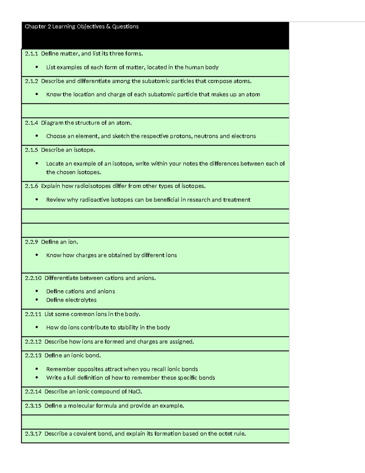 Biology 101: Study Guide on Water Mixtures and Macromolecules - Chapter ...