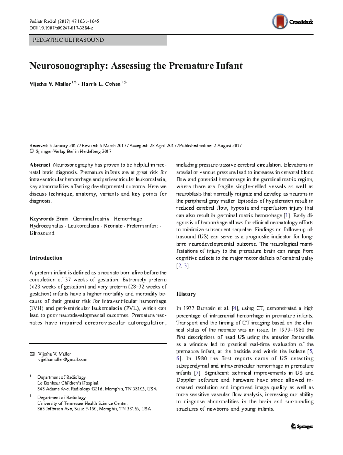 Neurosonography in Premature Infants: Key Insights and Techniques ...