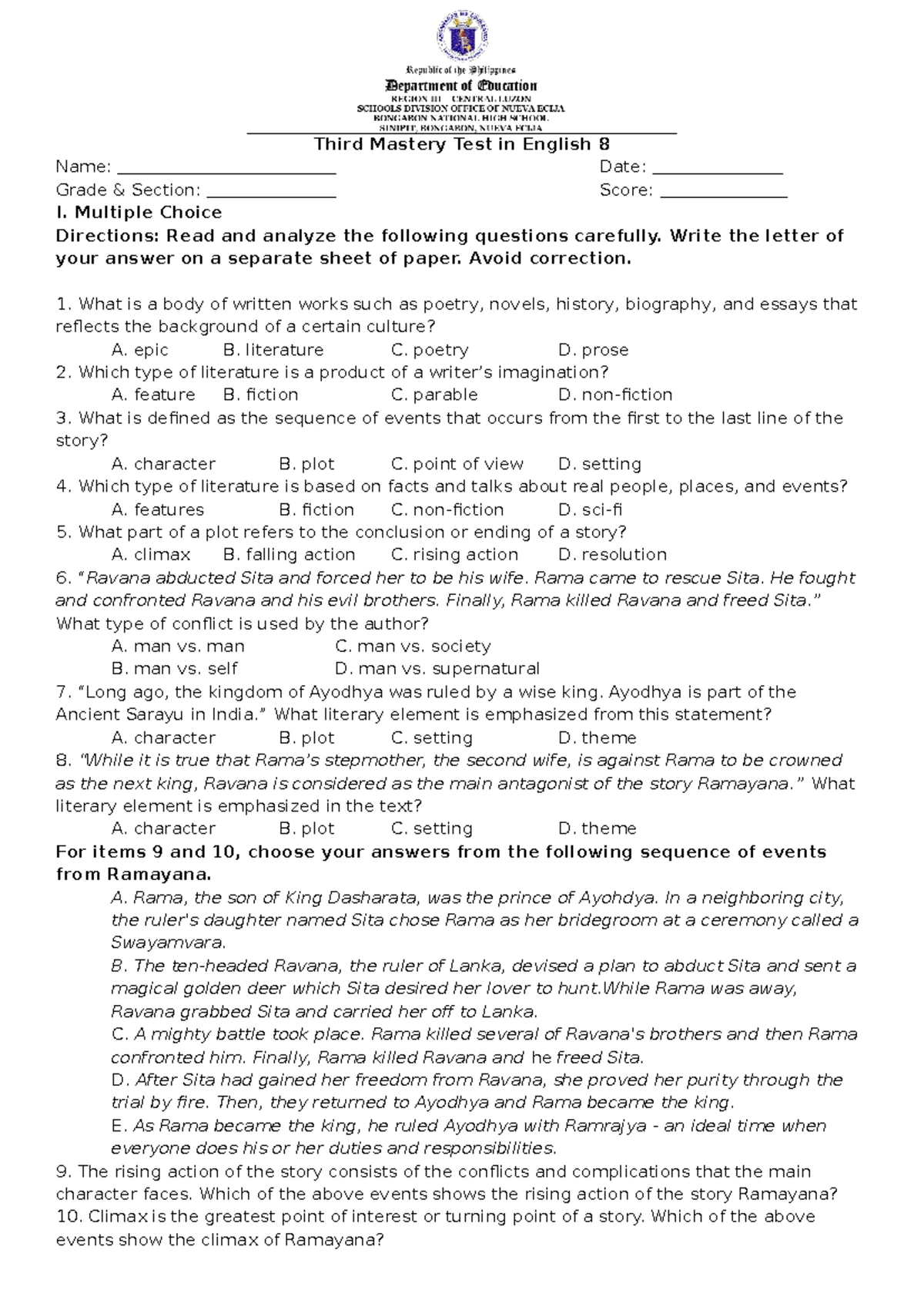 2024 ICT TechnOlympics Invitation Card Making Guidelines - Studocu