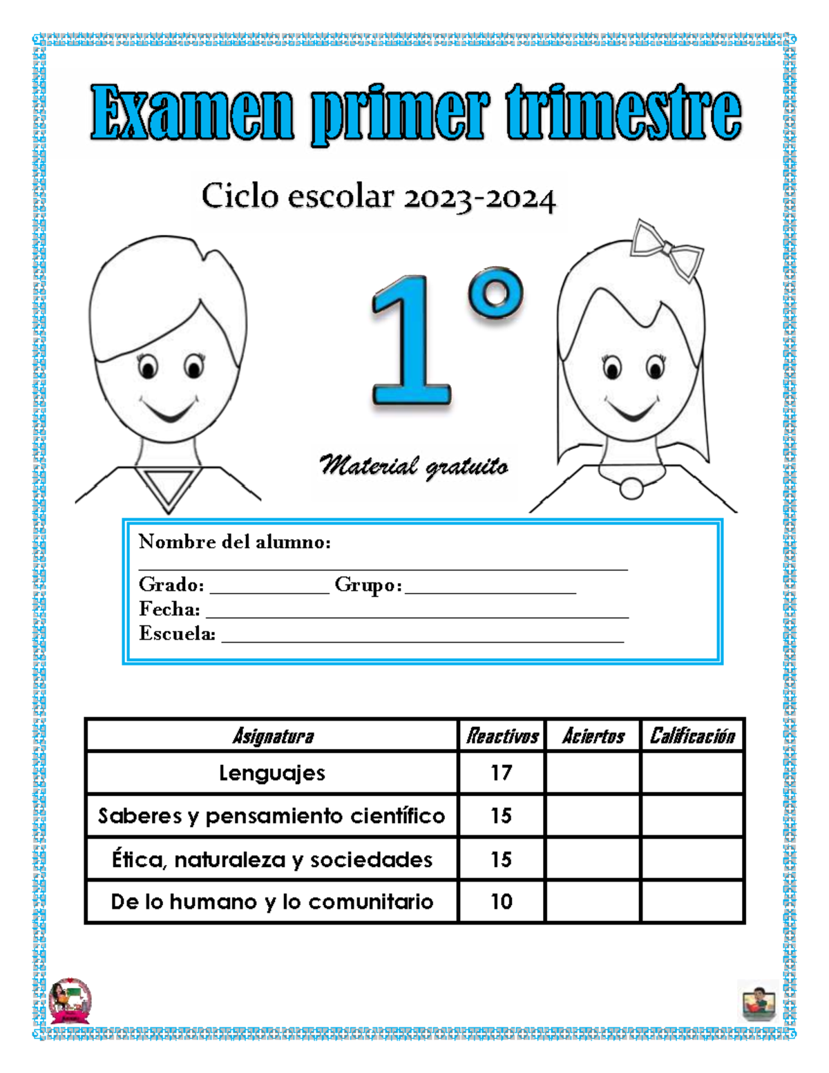 1° Examen Primer Trimestre - Lenguajes y Ética, Profa Kempis - Studocu