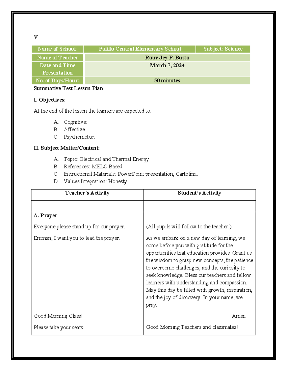 Summative-3 Simple- Machines - V Name of School: Polillo Central ...